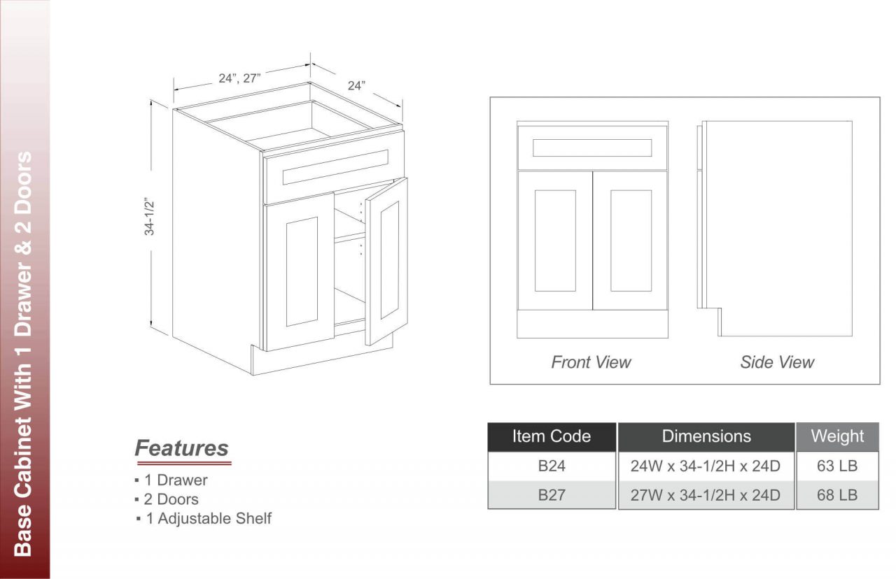 Base Cabinets - Thomson's Edge