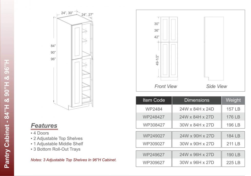 Pantry & Oven Cabinets - Thomson's Edge
