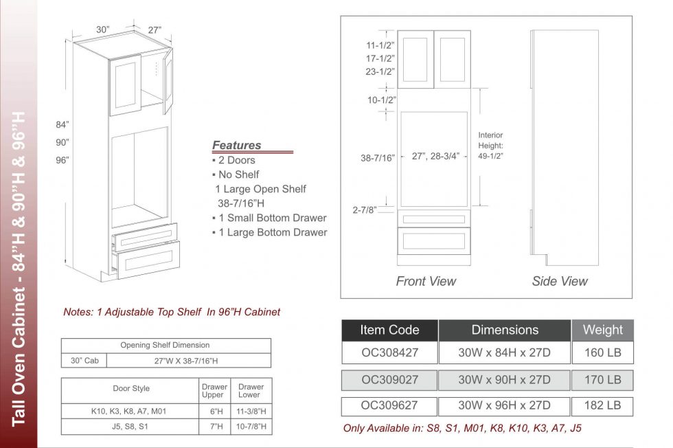 Pantry & Oven Cabinets - Thomson's Edge