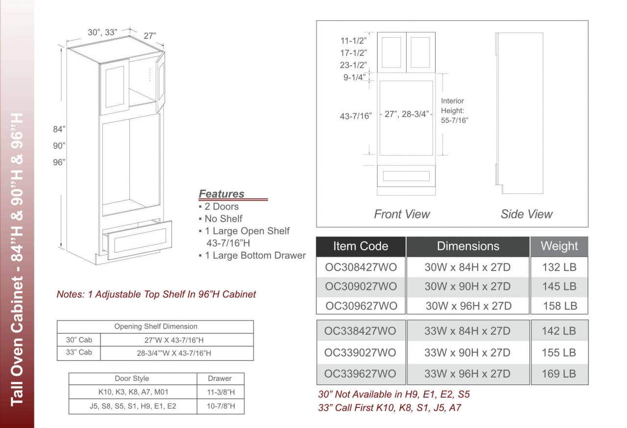 Pantry & Oven Cabinets - Thomson's Edge