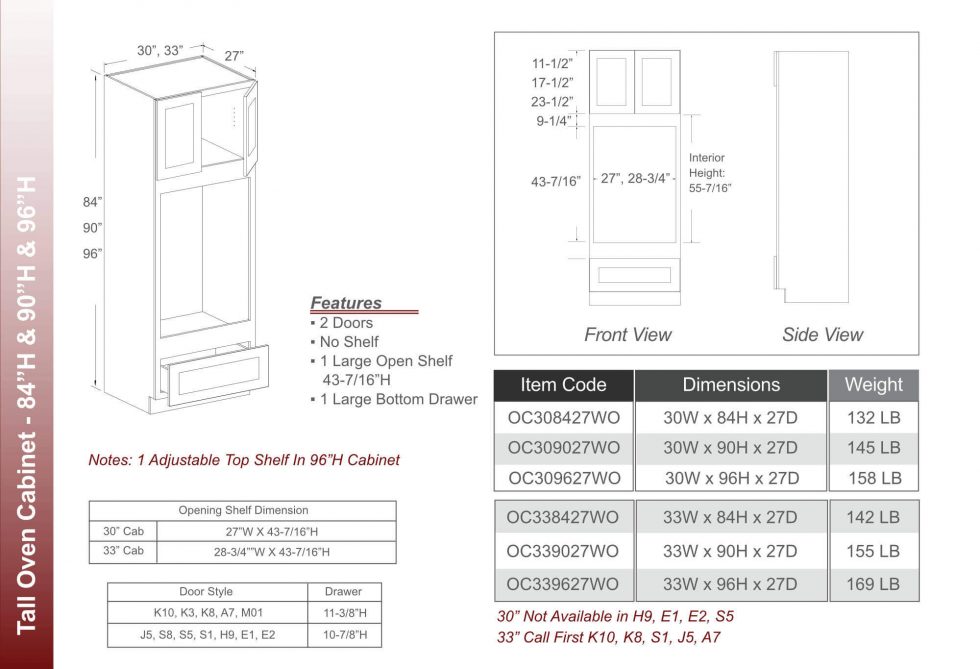 Pantry & Oven Cabinets - Thomson's Edge